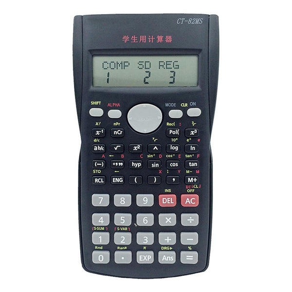Top Sale Scientific Calculator Battery Power 2-Row Display Office Stud ...