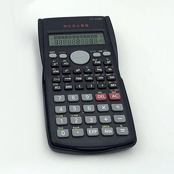 Top Sale Scientific Calculator Battery Power 2-Row Display Office Stud ...